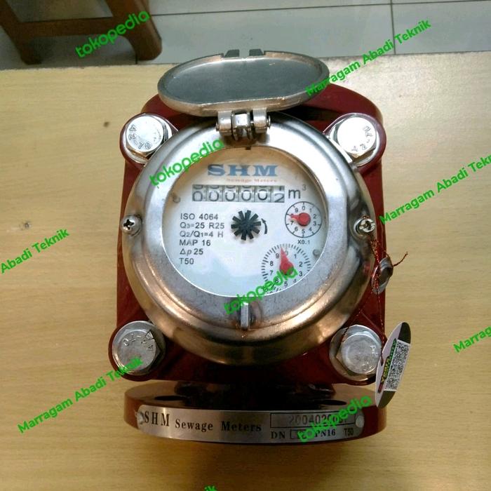 Jual water meter shm air limbah size 2 inch | flow meter shm air limbah ...