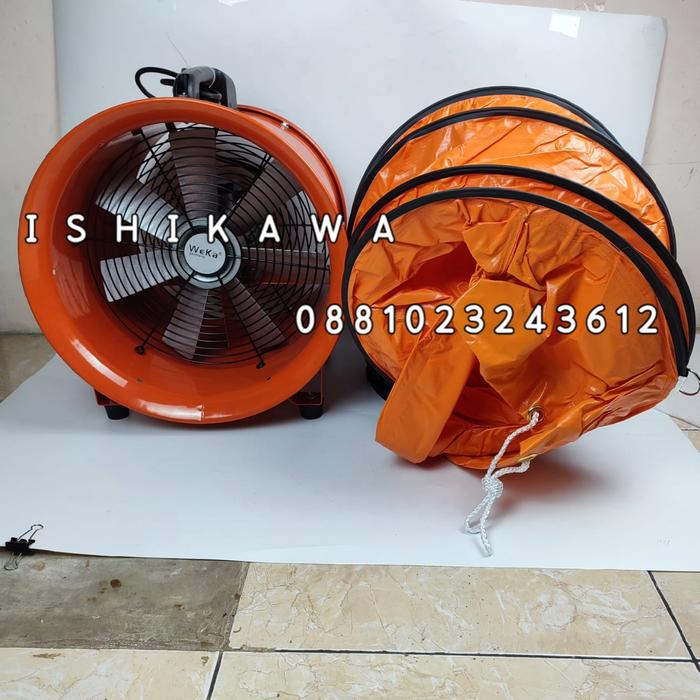 Jual kipas blower ventilator blower 12 inch WEKA plus flexible duct 5 ...