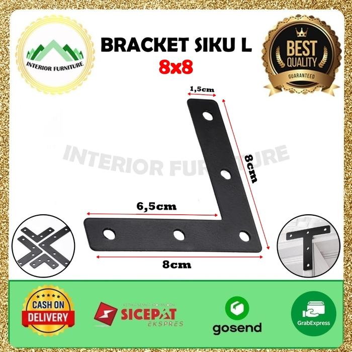 Jual Frame Siku L Segitiga Stainless / Konektor Connector sambungan ...