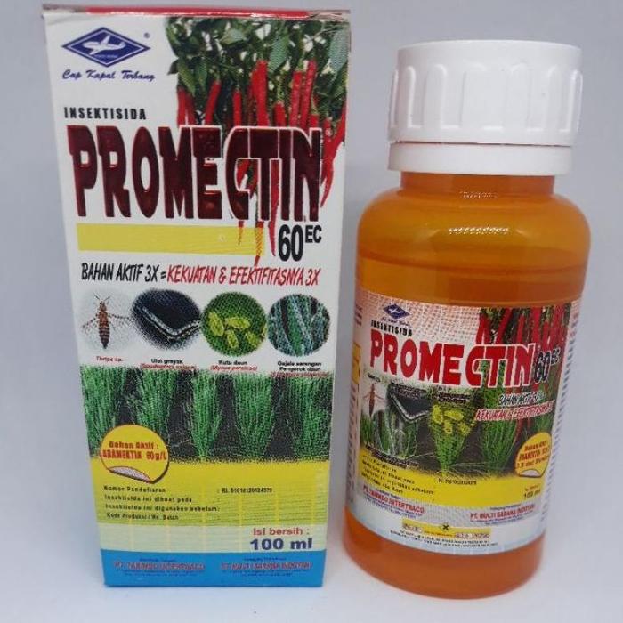 Jual READY!! Promectin 60EC 100 ml abamektin dosis tinggi insektisida ...