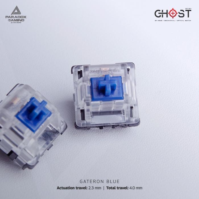 Promo Paradox Gaming Keyboard 68% RGB GHOST ZX68 Aluminum Low Profile ...