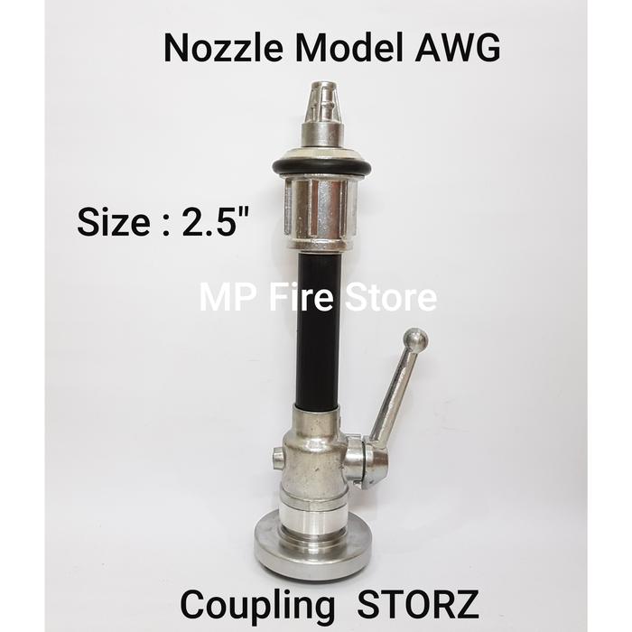 Jual FIRE HOSE SPRAY JET NOZZLE 2.5 Inch STORZ AWG ON OFF PEMADAM ...
