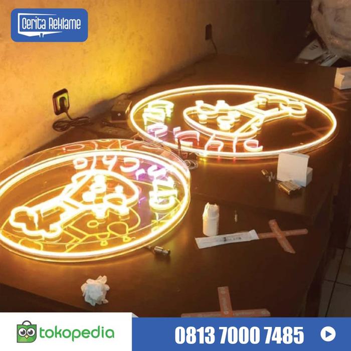 Jual Neon Flex Custom Logo atau Tulisan Sesuai Kebutuhan Dekorasi I ...