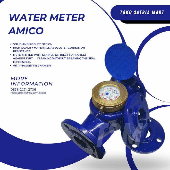 Jual WATER METER 2 INCH AMICO TYPE LXSG-50E DN50 INLET/OUTLET 2" (50mm ...