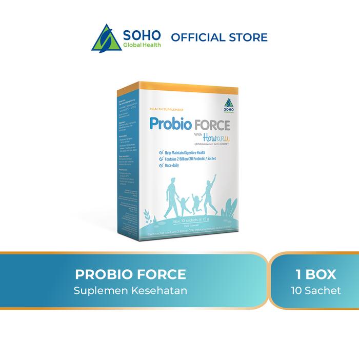 Promo Probio Force with HOWARU Suplemen Saluran Pencernaan 1 Box @10 ...