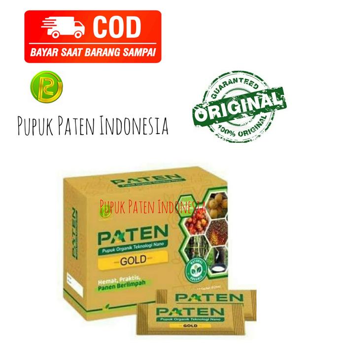 Jual PATEN GOLD Pupuk Organik Teknologi Nano ( 1Box isi 12 Sachet ...