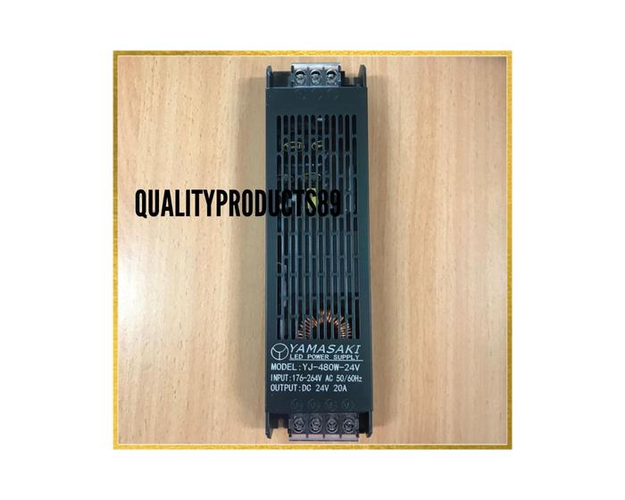 Jual Trafo Adaptor Slim Power Supply 24V 20A 480W DIJAMIN FULL POWER ...