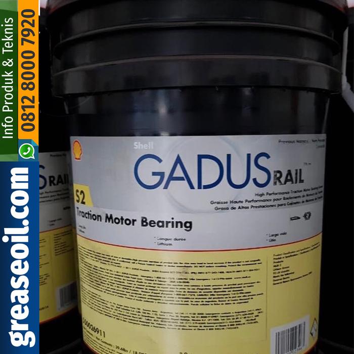 Jual Shell Gadus Rail S2 TMB Grease Lithium - Shell Cyprina RA Pail 18 ...