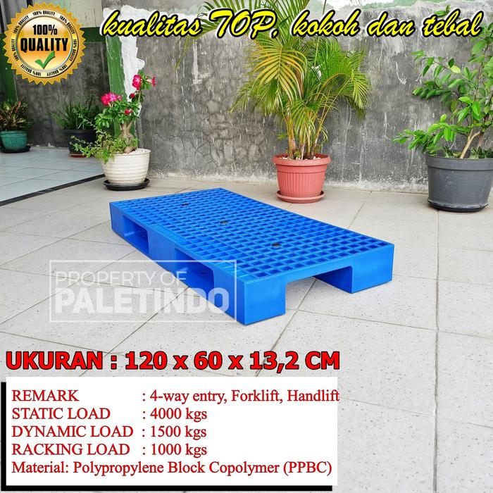 Jual Palet Plastik Berlubang 120 x 60 x 13,2 Cm - Kualitas TOP - Kota ...