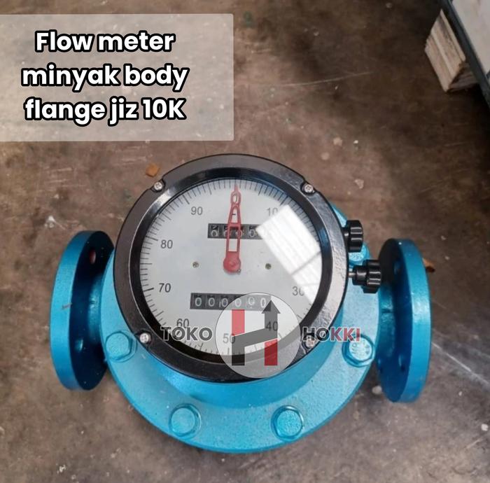 Jual flow meter solar 4 inch flange jiz 10K / meteran minyak bbm 4 inch ...