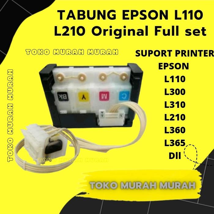 Jual Tabung Tinta Printer Epson L110 L300 L310 L210 L350 L360 L405 L550 ...