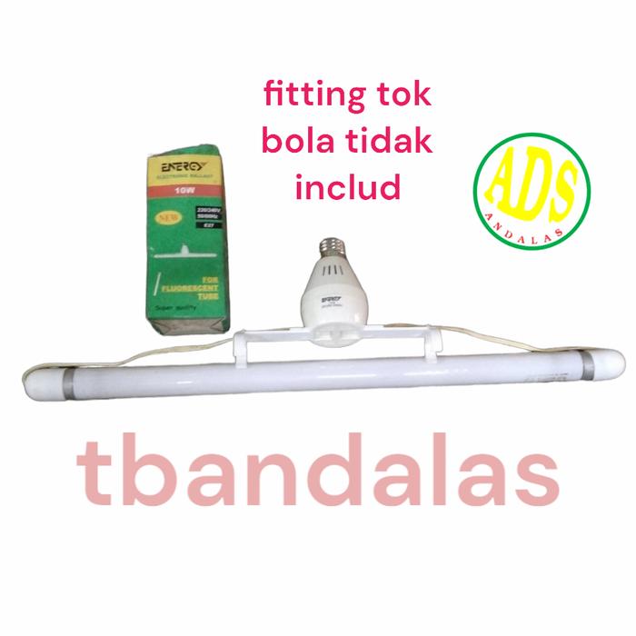 Jual fiting fitting lampu neon TL 10 watt E27 - Kota Medan - tb andalas ...