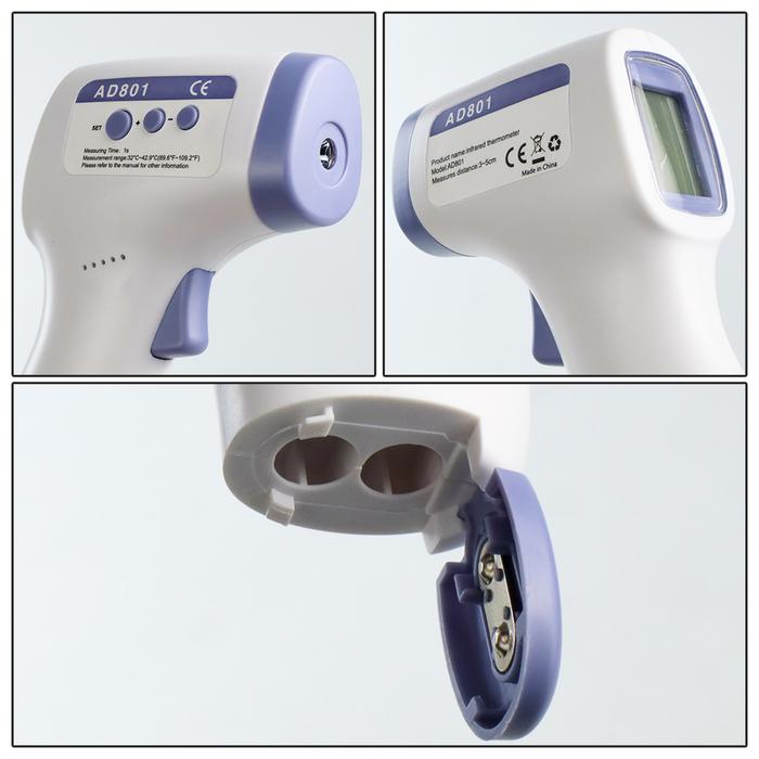 Jual Thermogun Thermometer Infrared Non Contact Cek Suhu Tubuh Di ...