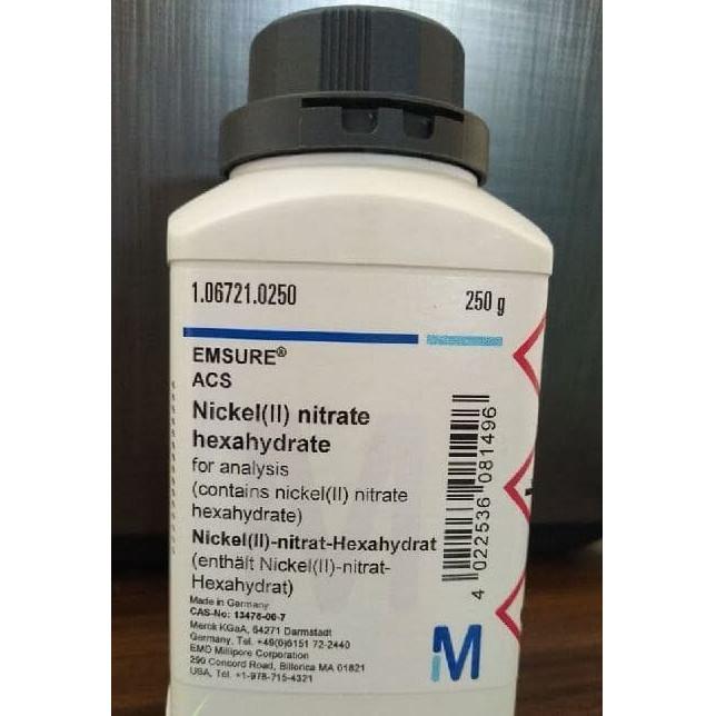 Jual NICKEL(II) NITRATE HEXAHYDRATE 250 g / MERCK 1.06721.0250 - Kab. Bekasi - ENVILAB KARYATA ...