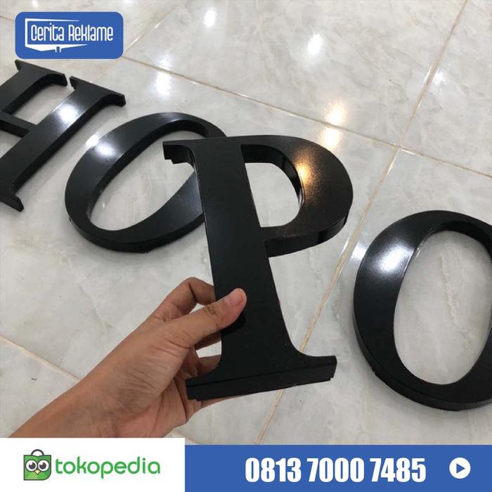 Jual Huruf Timbul Plat Galvanis Pelengkap Toko / Kantor I Indoor ...