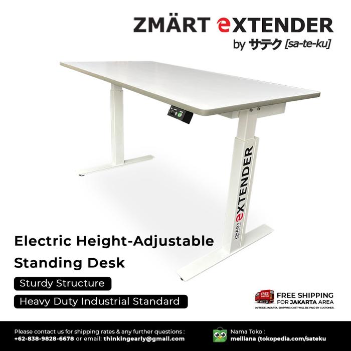Jual ZMART e XTENDER - Electric Adjustable-Height Standing Table ...