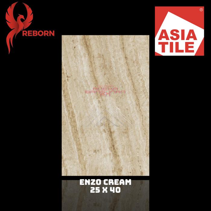 Jual Keramik Dinding ASIA tile - ENZO series 25x40 KW A - Grey Décor E ...