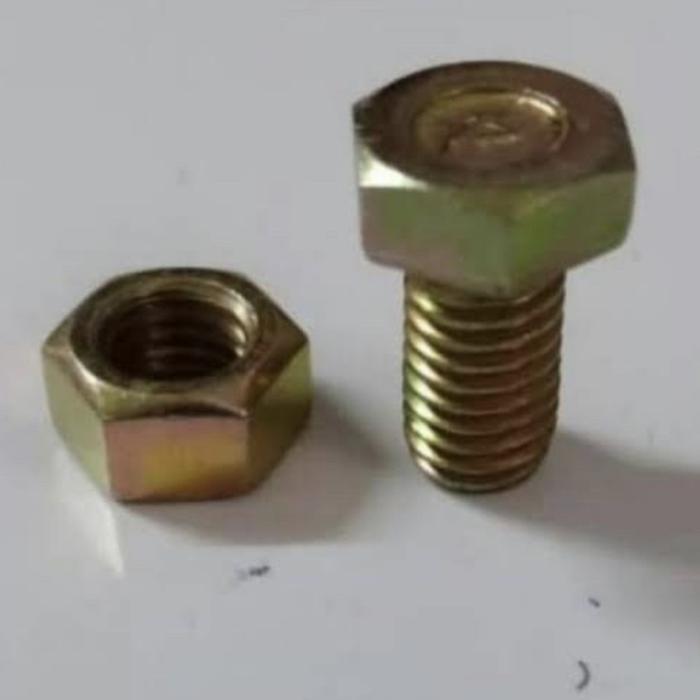 Jual Mur Baut 8x15 Siku Lubang Mur Baut Kuning - Kota Bandung - WUZ DAILY | Tokopedia