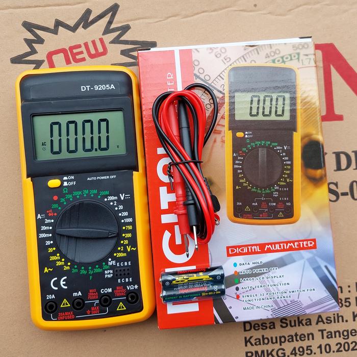 Jual multimeter multi avo tester alat ukur volt meter digital besar ...