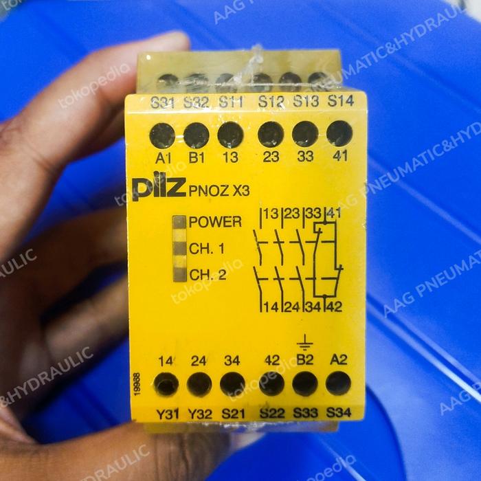 Jual Safety Relay PILZ PNOZ X3 230VAC - Jakarta Barat - AAG PNEUMATIC ...
