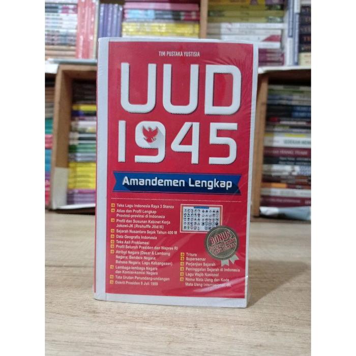 Jual UUD 1945 Amandemen Lengkap (Bonus Poster Rambu Lalu Lintas) - Kab ...