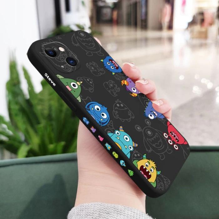 Jual Casing HP Xiaomi Redmi Note 10 Pro Case Liquid Motif Steve - Hitam ...