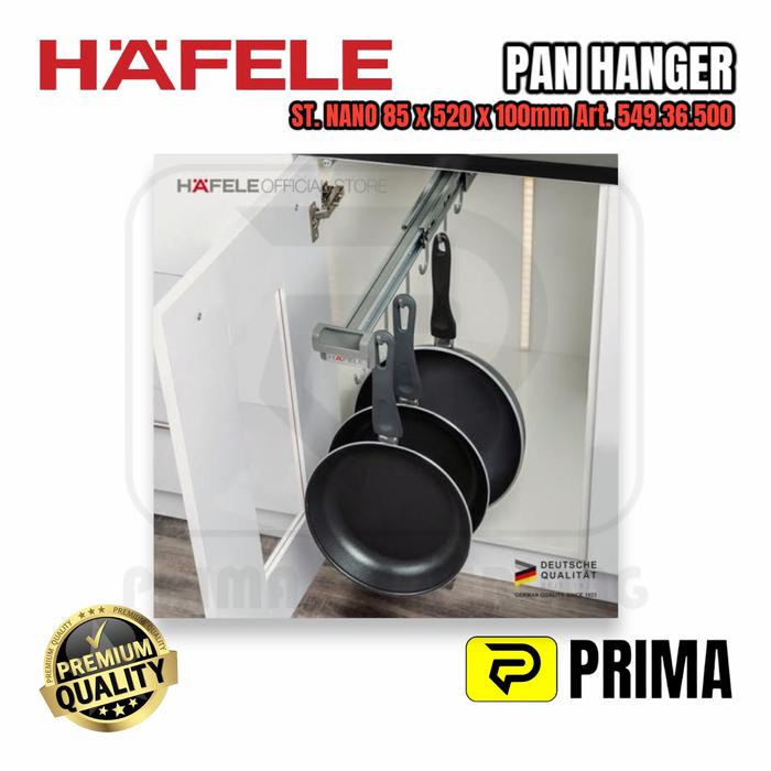 Jual HAFELE Pan Hanger / Rel Gantung Tarik Wajan Panci Kuali / 6 ...