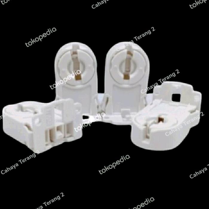 Jual fiting tl kaki tl neon LED fiting lampu tl 2pcs - Kota Tangerang ...