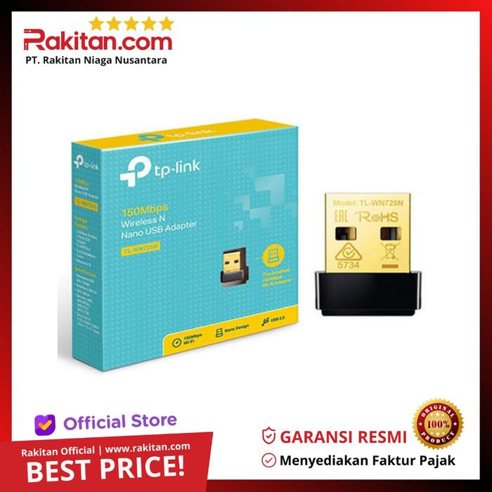 Jual TP-LINK TPLINK TL-WN 725N USB WIFI MINI WIRELESS ADAPTOR - Jakarta ...