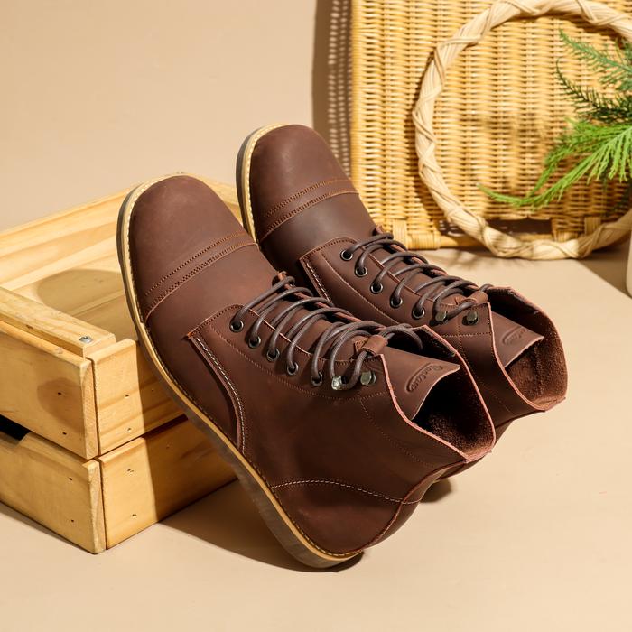 Jual sepatu bikers sepatu touring sepatu boot pria kulit asli Model ...