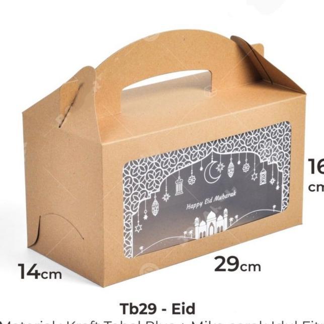 Jual kotak idul fitri dus kue lebaran box kemasan kue kering 4 toples ...