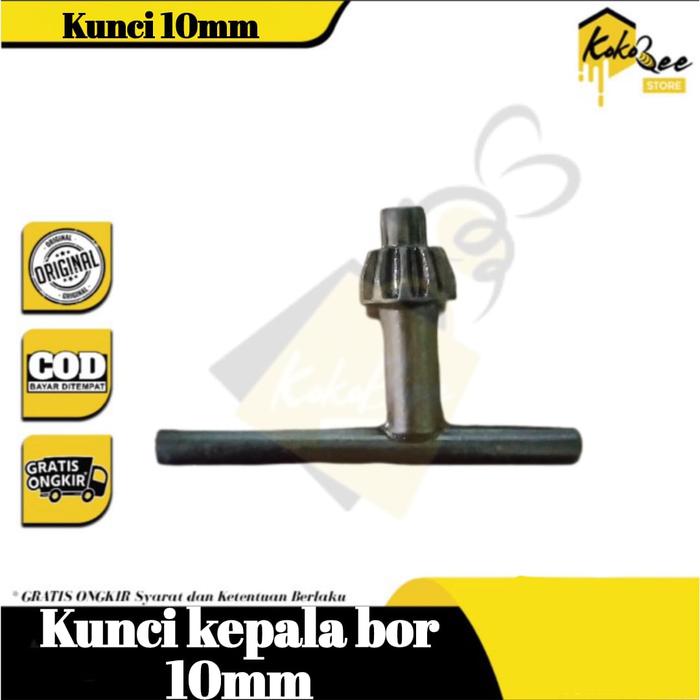 Jual Kunci kepala bor 10mm - Key 10mm for chuck - Jakarta Pusat ...