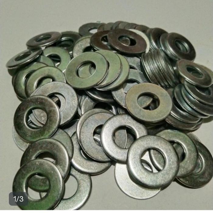 Jual 100 PCS RING PLAT M10 /10 MM GALVANIS UNTUK BAUT 14/15 - Jakarta ...