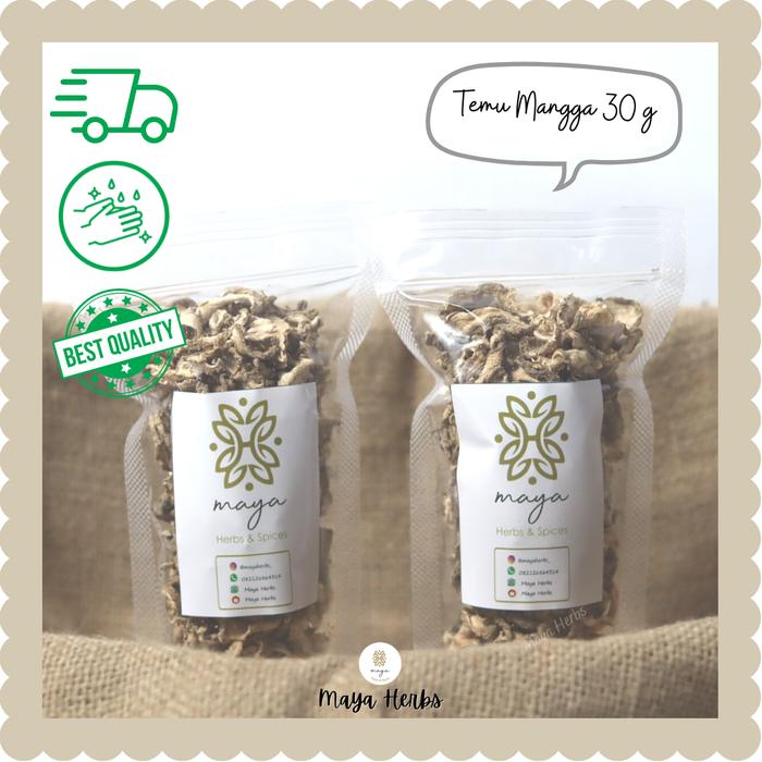 Jual Temu Mangga Kering 30 gram ( Manggo Ginger / Curcuma amada ...