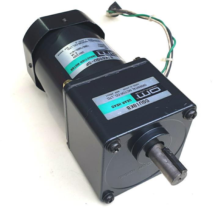 Jual oriental geared motor 60w 200/220v 3ph 5IK60GU-SF - Kab. Bekasi ...