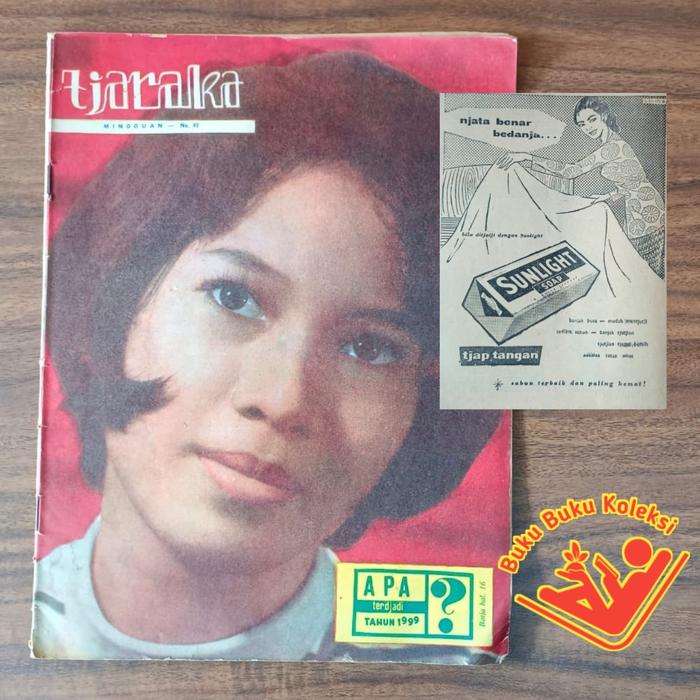Jual Majalah Jadul TJARAKA Dengan Iklan BLUE BAND dan SUNLIGHT Tjap ...