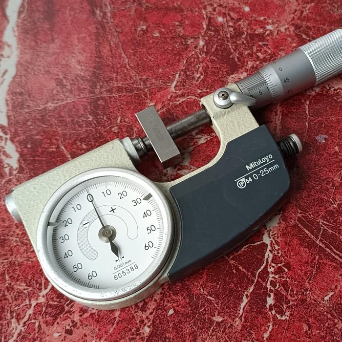 Jual Indicating Micrometer MITUTOYO 510-121/0-25MM/0.001MM/IP54 - Kab ...