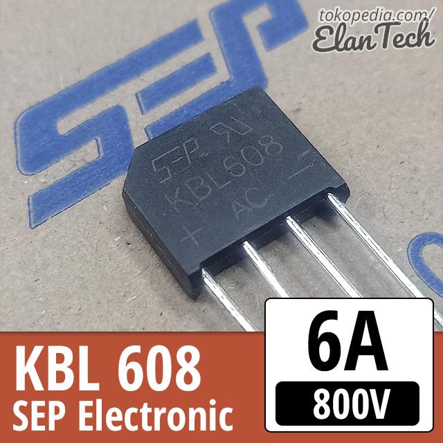 Jual Diode Bridge KBL608 6A 800V SEP KBL 608 Dioda Sisir Rectifier ...