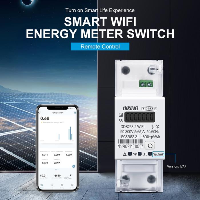 Jual KWH METER EXIM (EXPORT IMPORT) POWER ENERGY 1P+N 220VAC ...