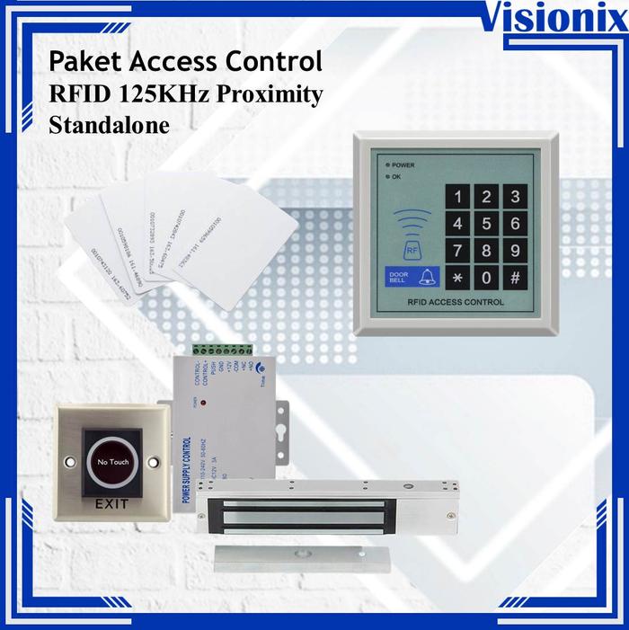 Jual Paket Access Control RFID Card 125KHz - Access Door RFID - Jakarta Timur - Visionix | Tokopedia