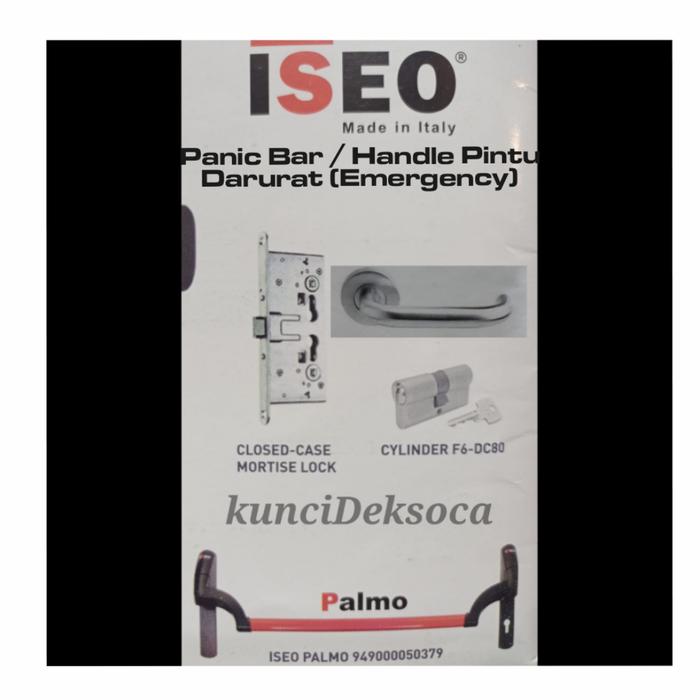 Jual Panic Bar Iseo Palmo Handle CURVA 22mm Made In Italy Emergency ...