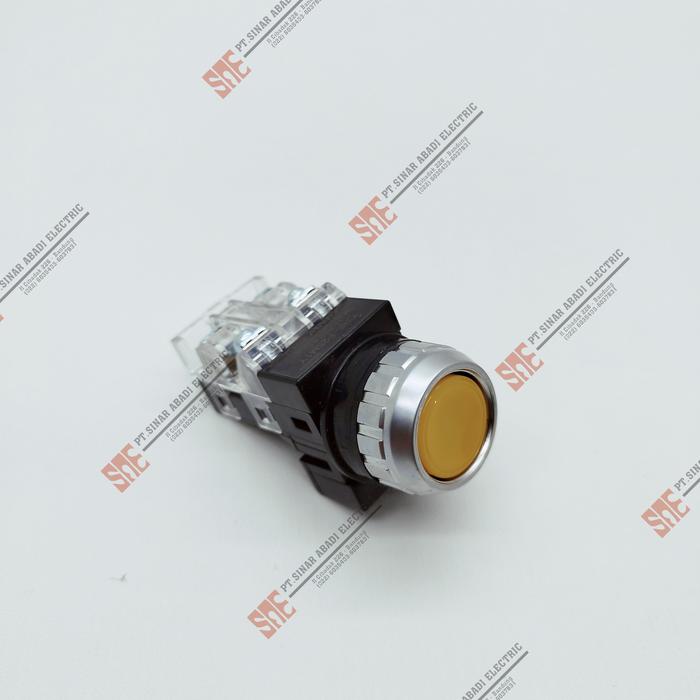 Jual Push Button Selector Switch On Off Hanyoung AC 25mm - Kuning ...