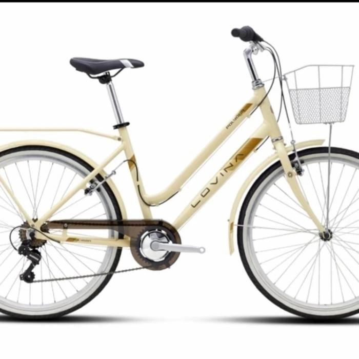 Jual SEPEDA MINI CITY BIKE DEWASA POLYGON LOVINA CREAM 26 INCH - Kota ...