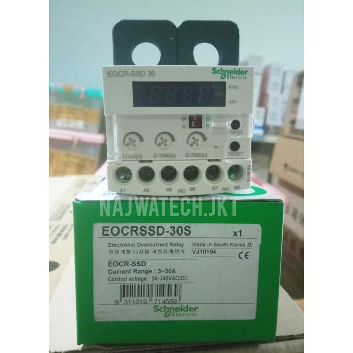 Jual Overload Schneider EOCR SSD-30 SSD30 220V Digital Schneider - Jakarta Barat - najwatech ...