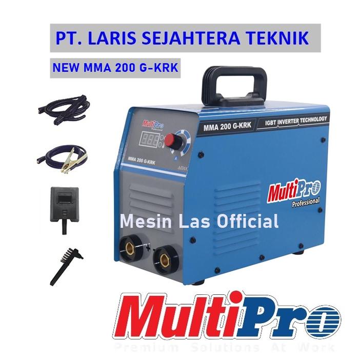 Jual Mesin Trafo Las Listrik Inverter Multipro MMA 200 A - Jakarta ...