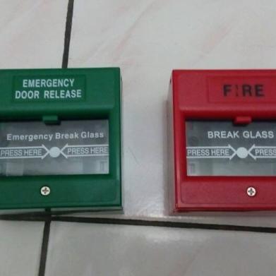 Jual KACA Emergency Break Glass Fire Access Control Door Release - Kab ...