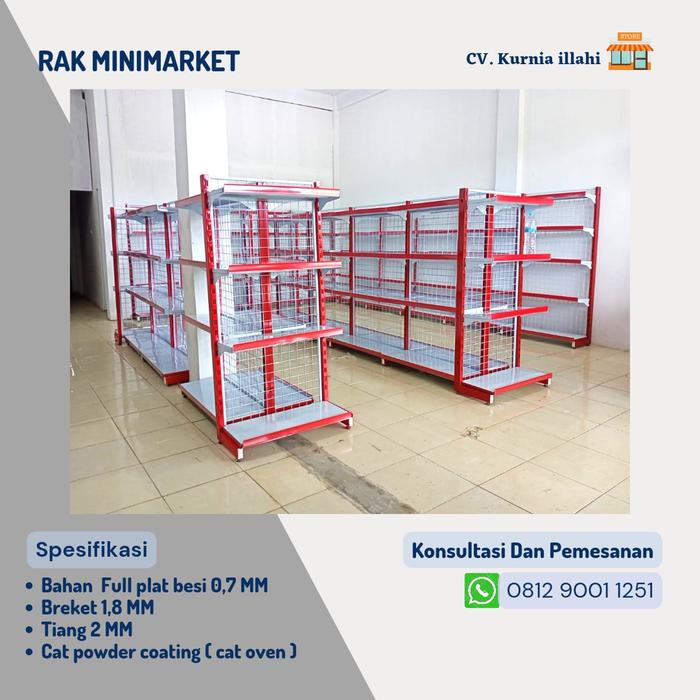 Jual rak minimarket rak gondola rak swalayan rak toko rak supermarket ...