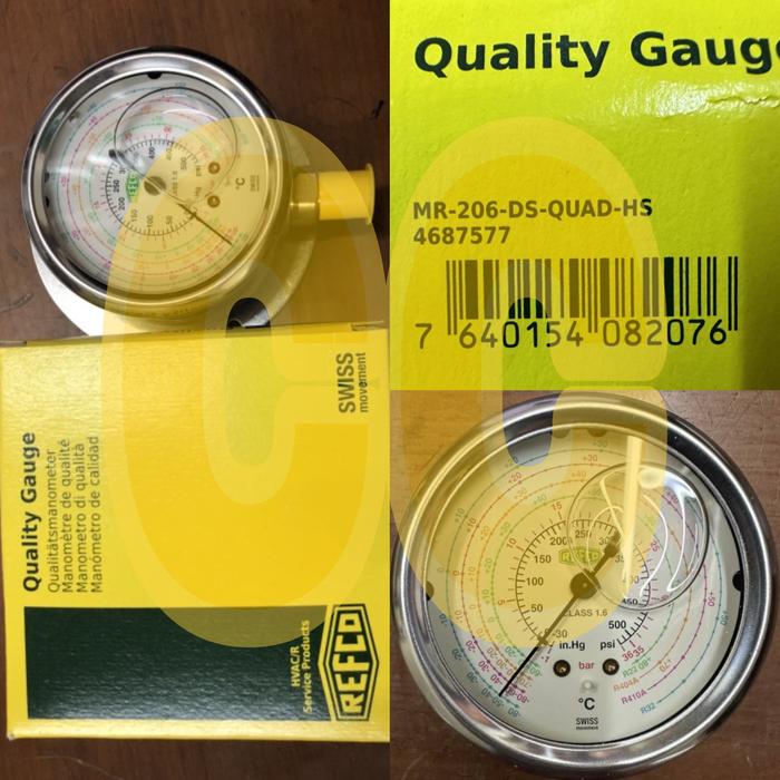 Jual PREASSURE GAUGE REFCO MR-306-DS LOW MODEL RAKET / METERAN REFCO LOW - Jakarta Barat ...