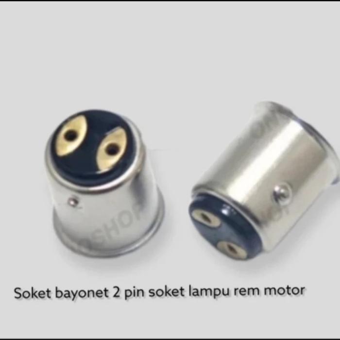 Jual soket bayonet 2pin / soket rem bayonet motor 2pin - Jakarta Barat ...