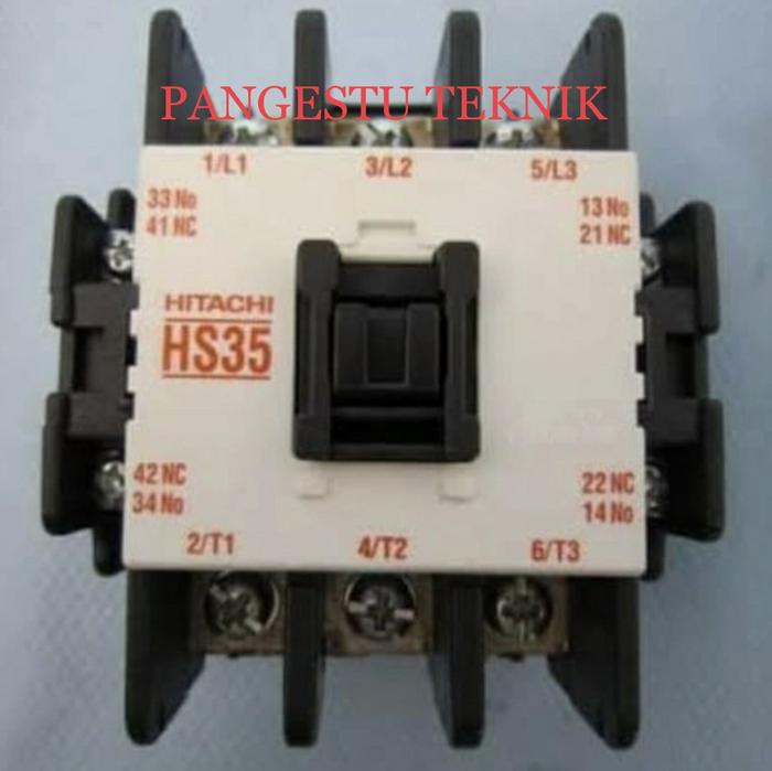 Jual Contactor Hitachi HS35 220V | Contactor Hitachi HS-35 220V - Kota ...